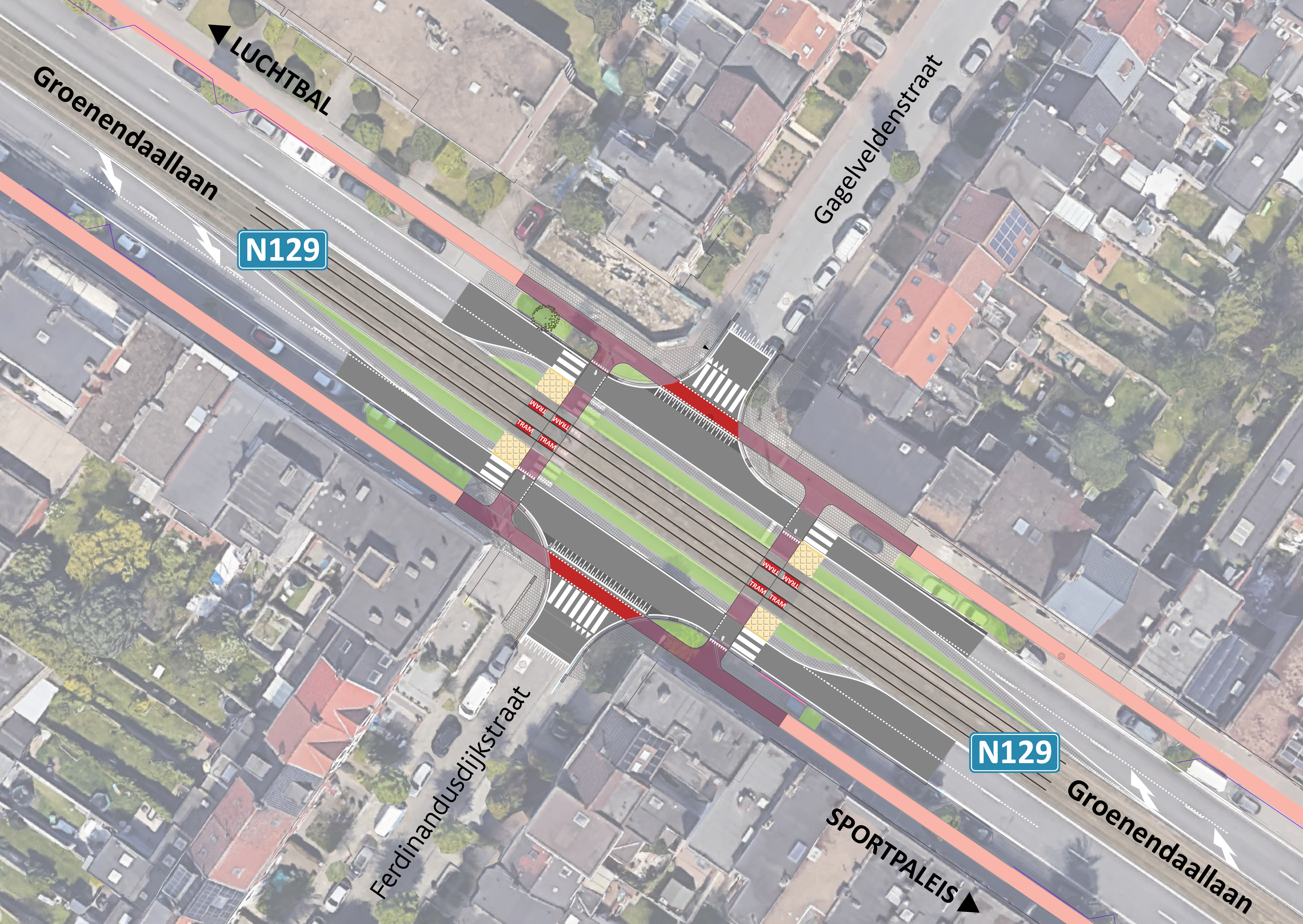 Vernieuwing kruispunt Groenendaallaan met Gagelveldenstraat en Ferdinandusdijkstraat | Wegen en ...